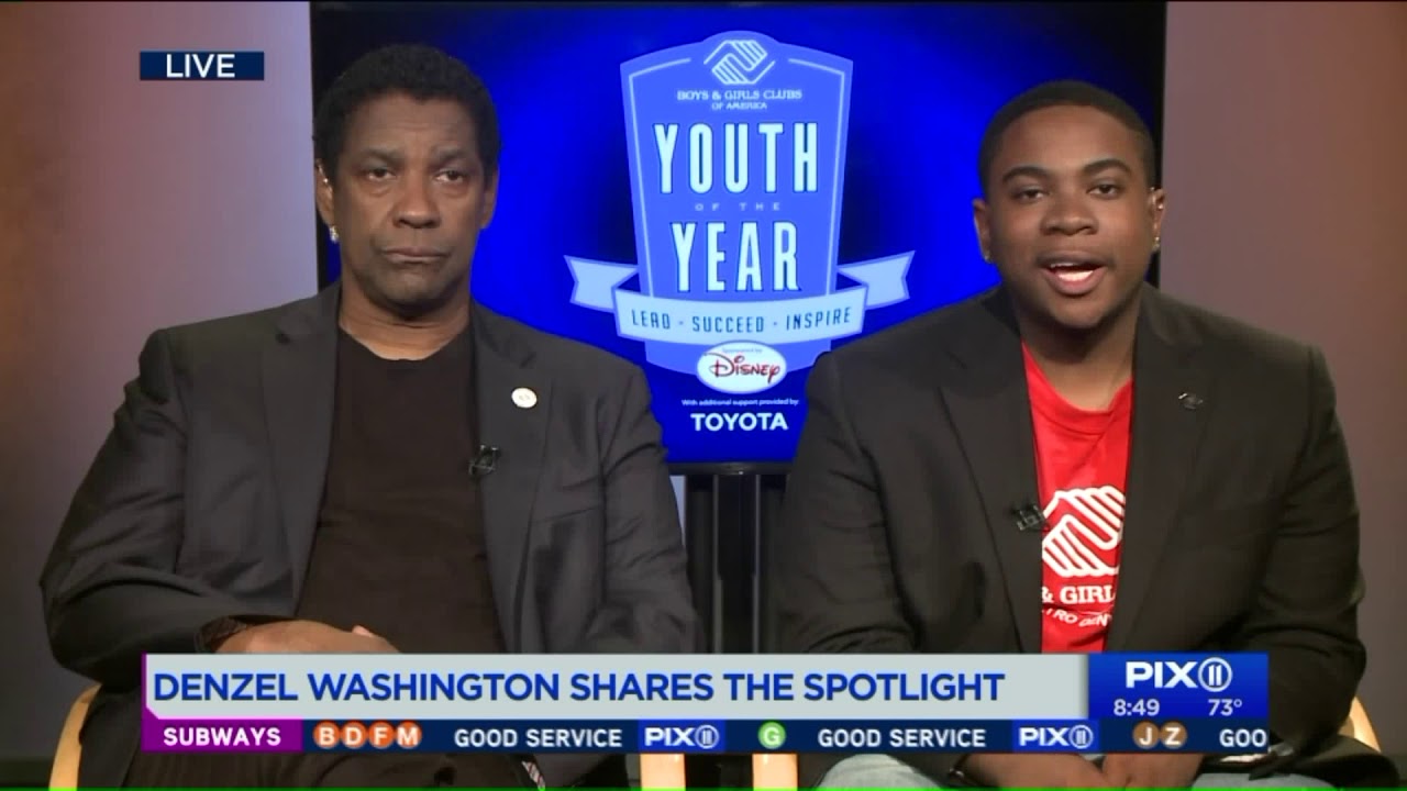 Denzel Washington helps honor boys and girls club youth of the year ...
