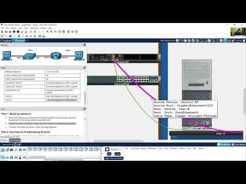 CCNA v7.02 ITN Packet Tracer Skills Assessment PTSA - YouTube
