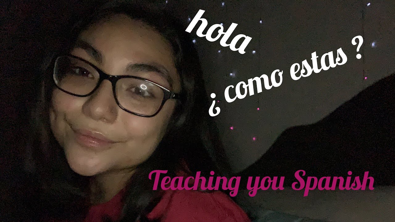 ASMR Teaching You Spanish (Numbers, Letters + Greetings ) - YouTube