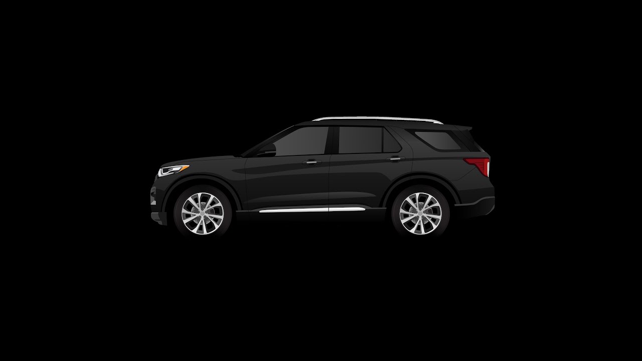 FORD Explorer SUV - Car Vector Illustration Adobe Illustrator - YouTube