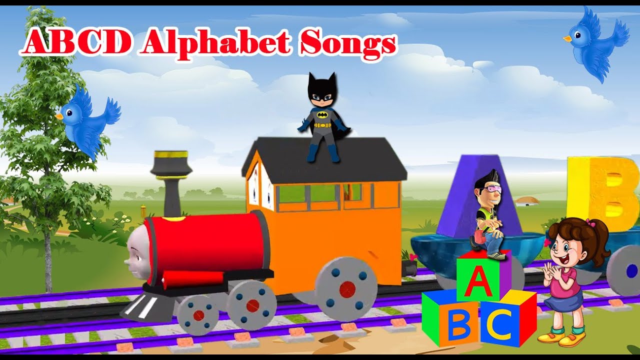ABC Alphabet Songs for Children Train 3D Animated Nursery Rhymes For ...