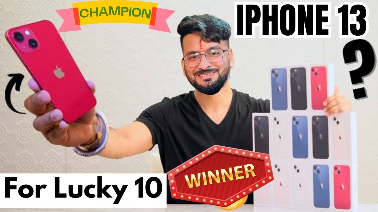 😍Lucky Winners Can Win Iphone 13📱, Iphone 13 Giveaway, Nitin Selfmade ...
