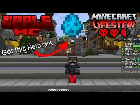 I got Hero rank in AppleMc mc (giveaway announcement in this video) # ...