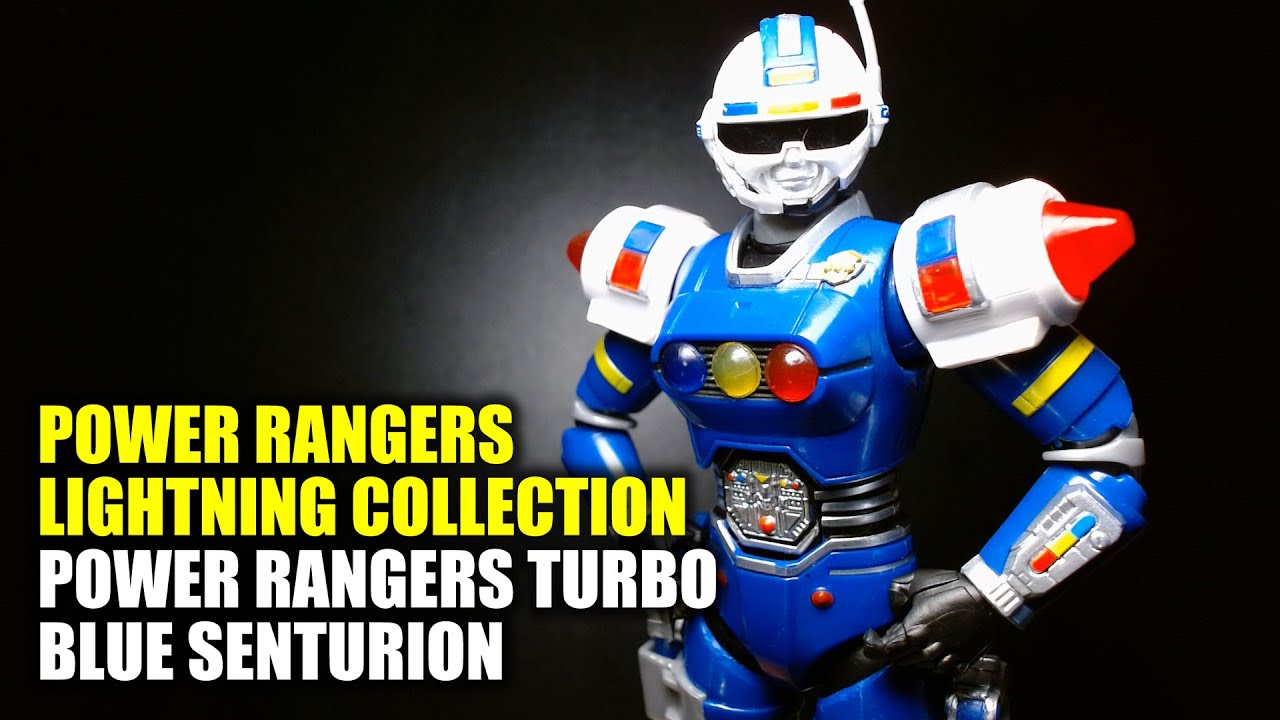 Blue Senturion Lightning Collection Hasbro Power Rangers Turbo In Space ...