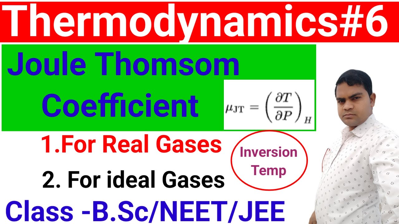 Joule Thomson Coefficient|Joule Thomson Coefficient for ideal gas ...