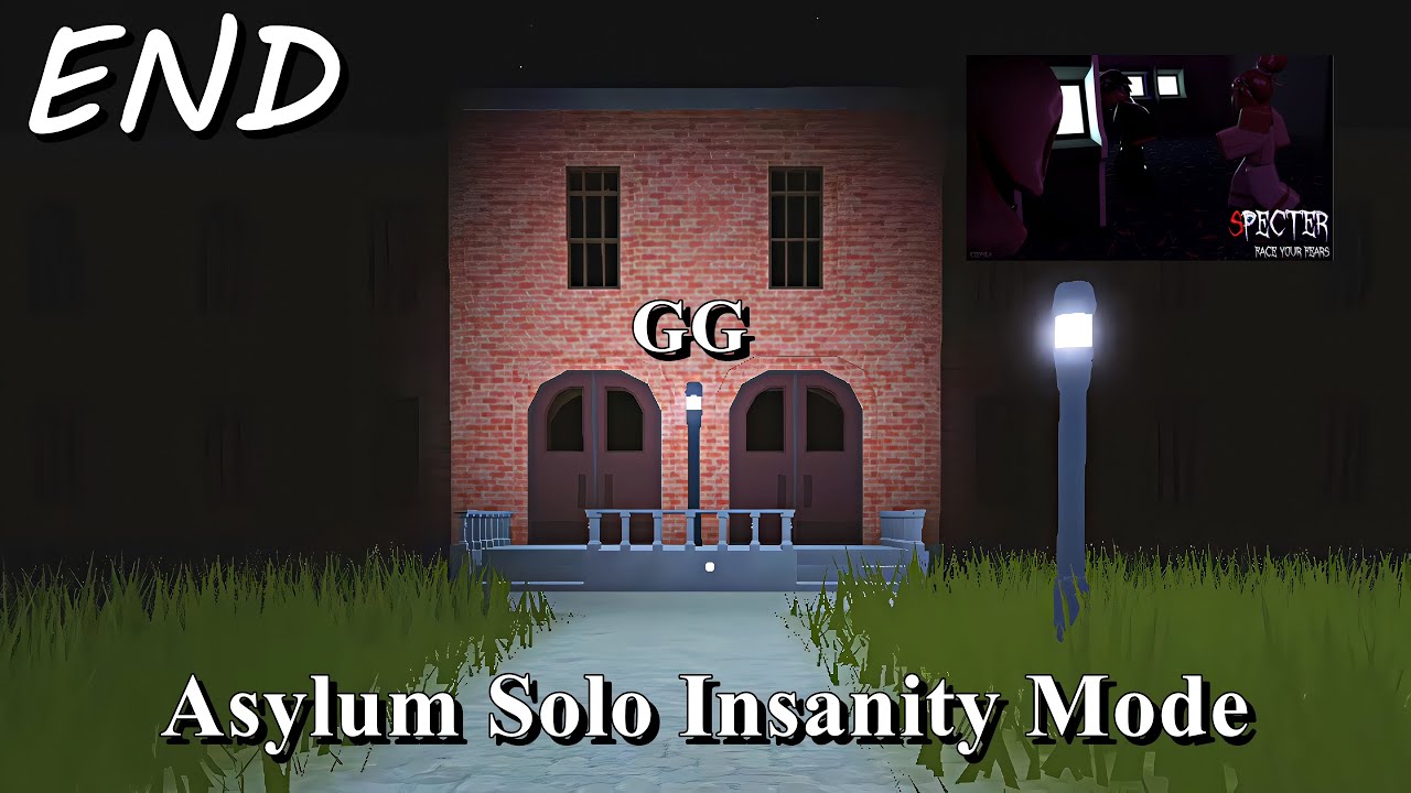 Main Di Asylum Solo Insanity Mode | Roblox Specter Indonesia - Part 10 ...