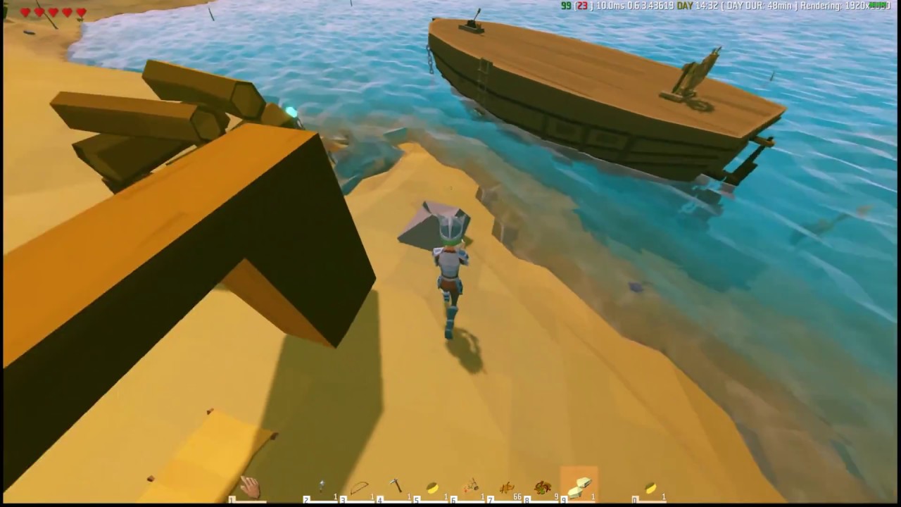 Ylands trying to build the lager ship. did i get it? you should come ...