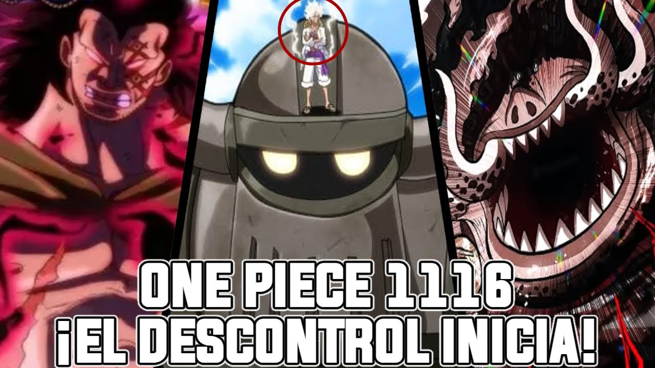 ONE PIECE CAPITULO 1116!! | GOROSEI DESTRUYE TODO EGGHEAD | EL ROBOT ...
