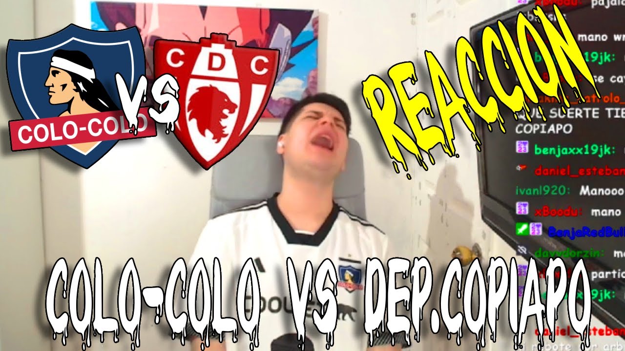 COLO-COLO PIERDE CON DEP. COPIAPO / REACCION DE HINCHA COLOCOLINO - YouTube