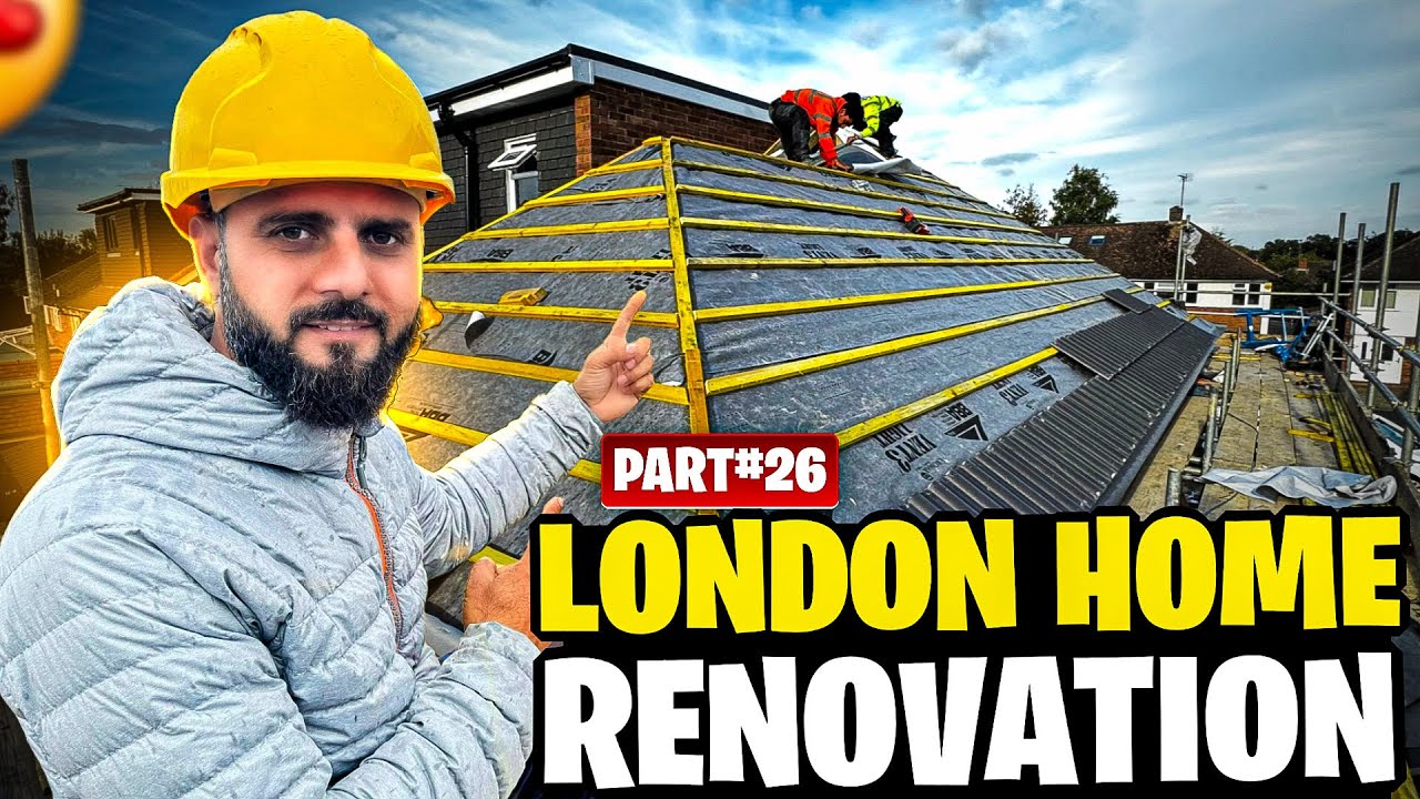 London Home Renovation Ep 26 | Door Frame Installation | Ceiling Plasterboarding & Skimming ...