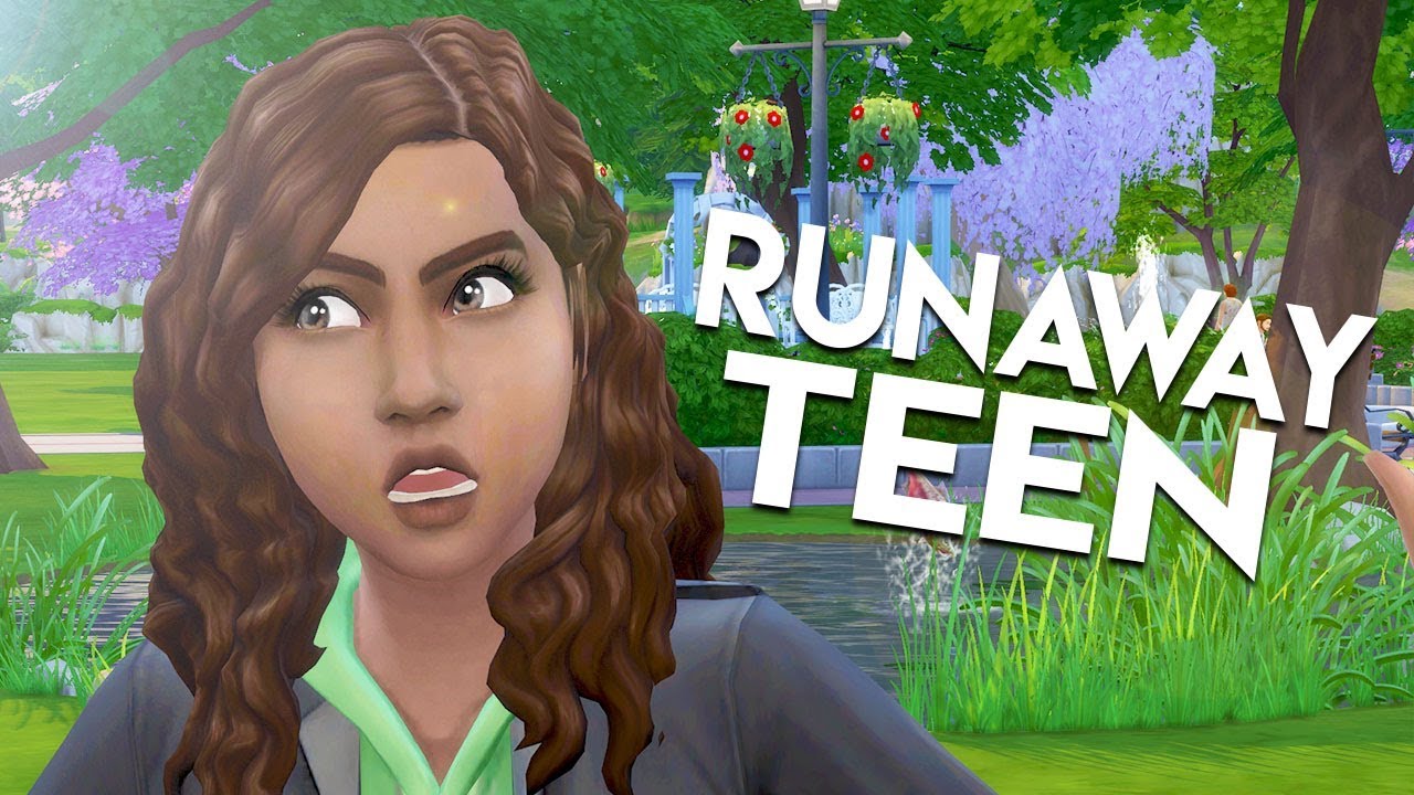 BUILDING TINY HOUSE // The Sims 4: Runaway Teen Challenge #3 - YouTube