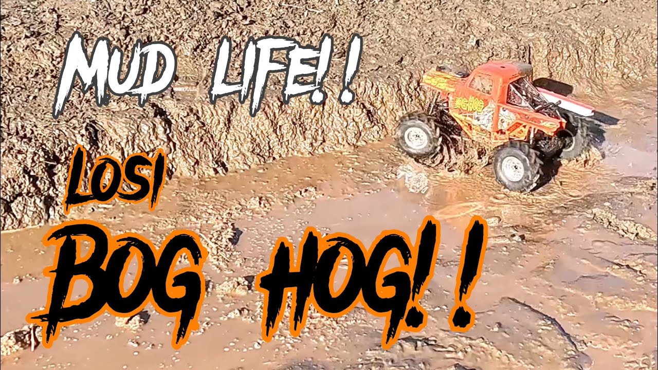 Mud Bash! Spring breakup w/ the Losi LMT Bog Hog! - YouTube