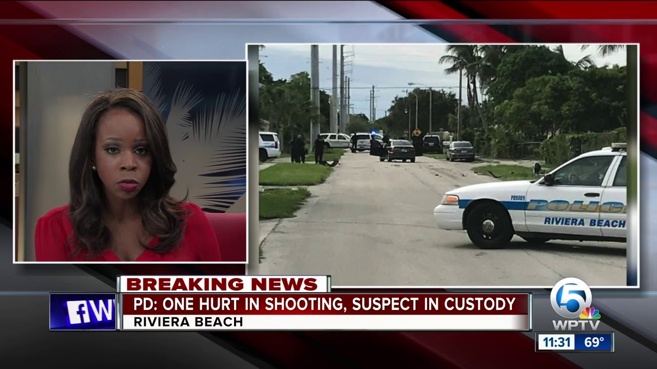 Suspect in custody after shooting in Riviera Beach - YouTube