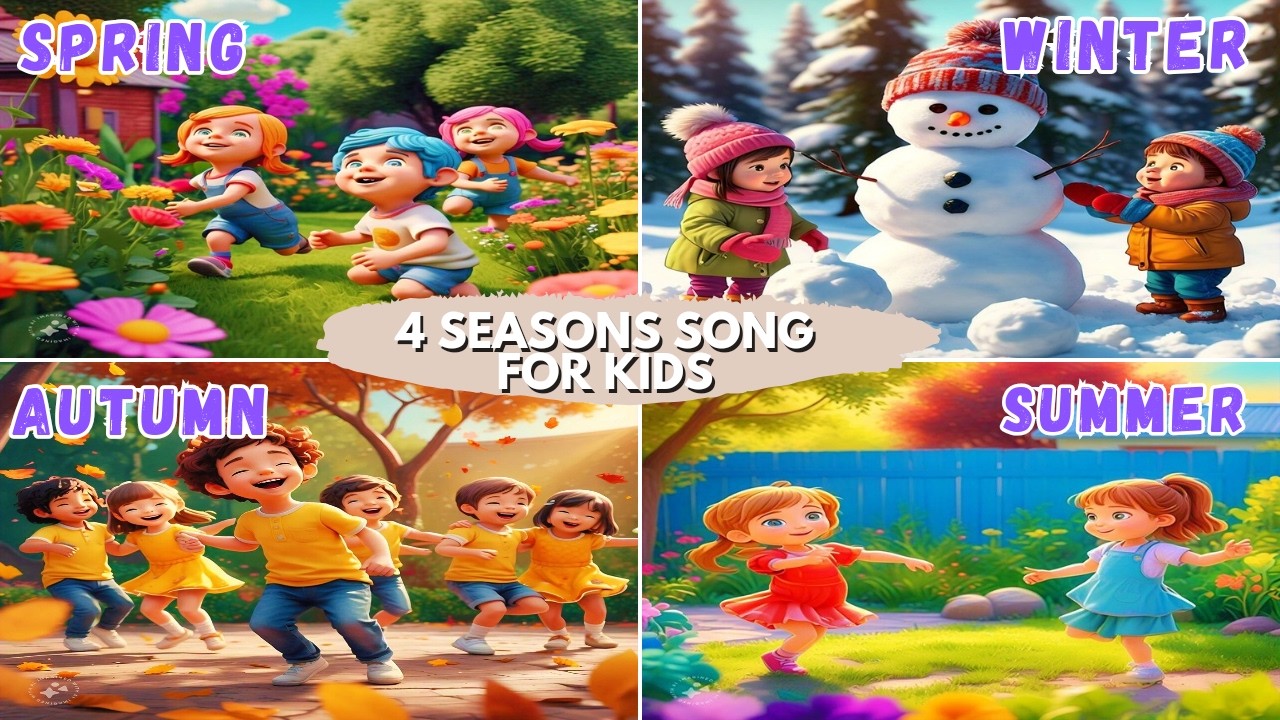 4 Seasons Song for Kids | Seasons Song for Kids | Nursery Rhymes & Kids ...