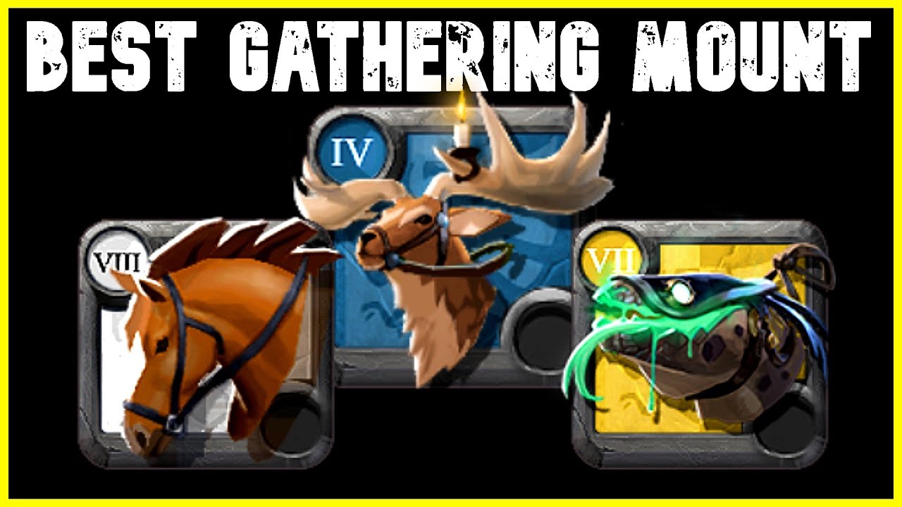 Best Gathering Mounts - Albion Online Guide - YouTube