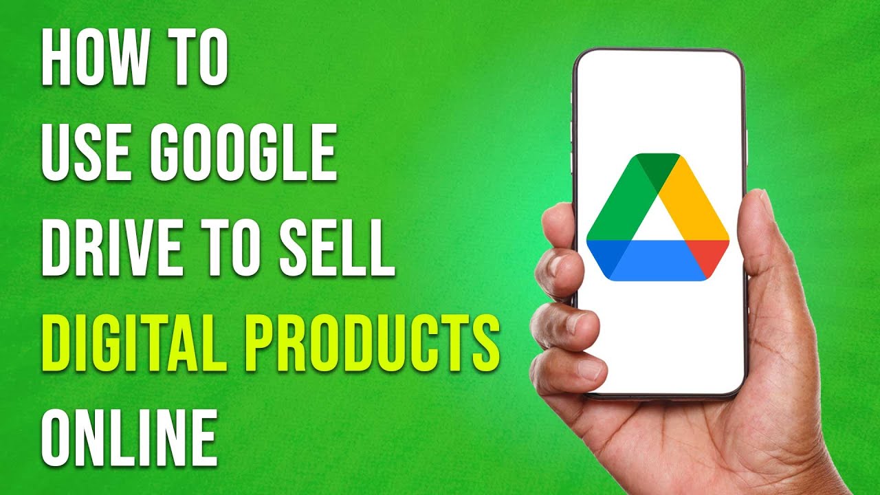 How To Use Google Drive To Sell Digital Products Online - YouTube