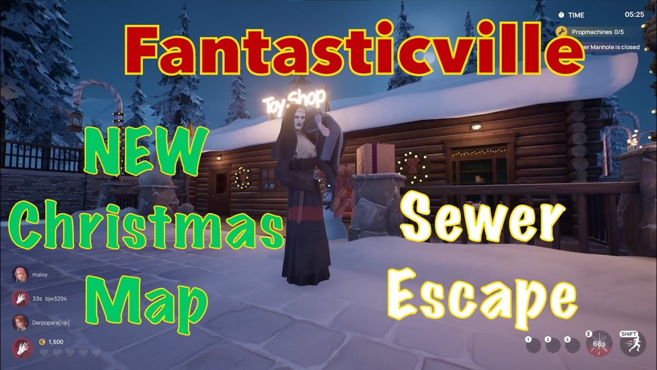 Propnight's NEW Christmas Fantasticville! Full Gameplay Escape Through ...