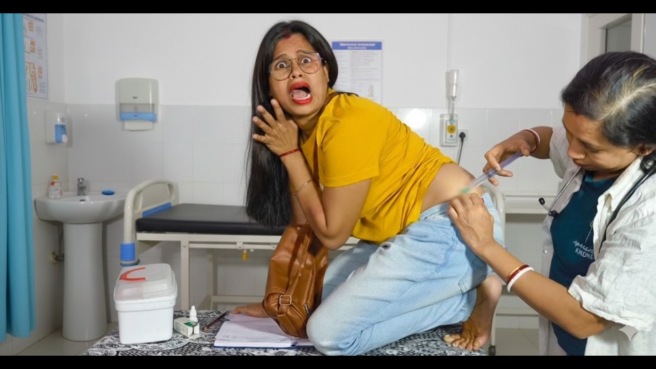 Doctor ne injection lagadia || Doctor Patient Sui Wala Injection # ...