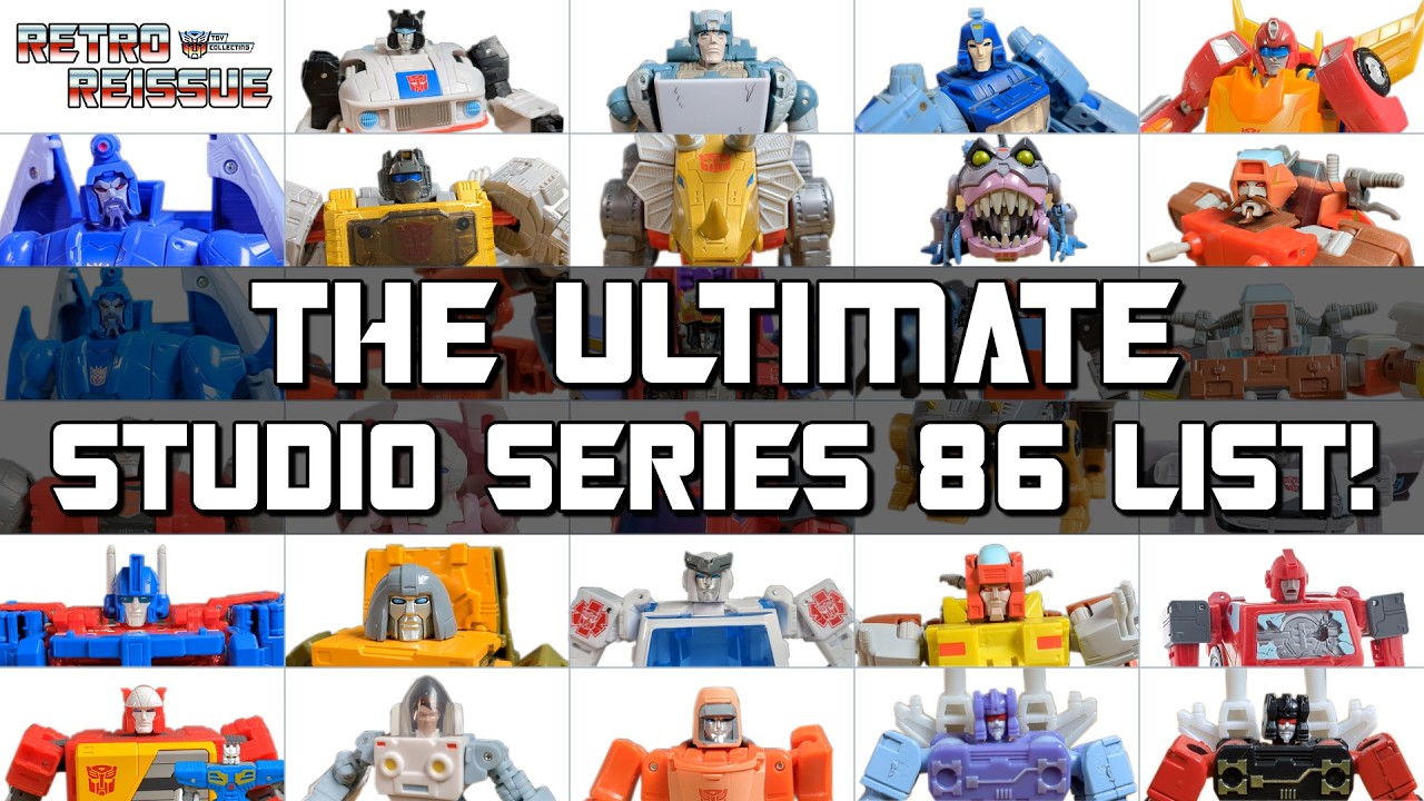 The Ultimate STUDIO SERIES 86 List! (First Edition) - YouTube