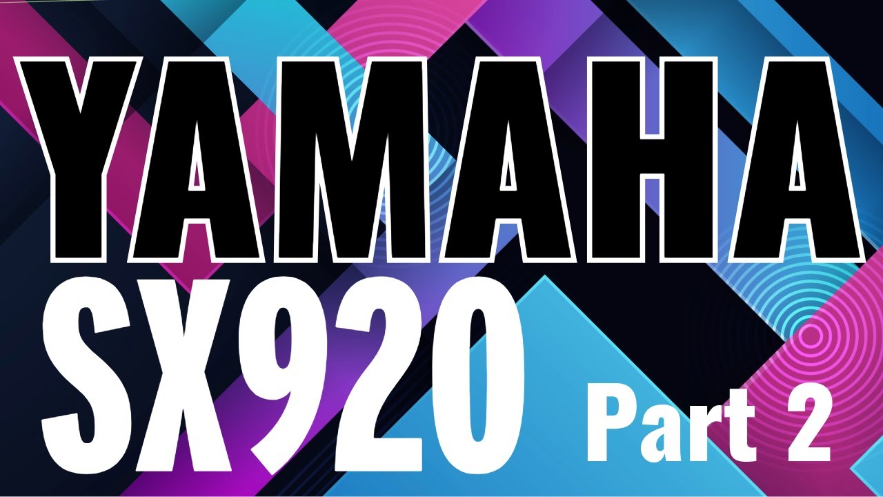 Yamaha New SX920 Demo Part 2 - YouTube