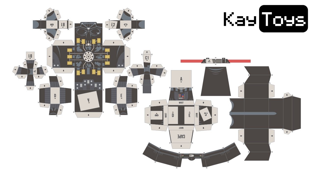 Paper Craft | Star Wars | Darth Vader - YouTube