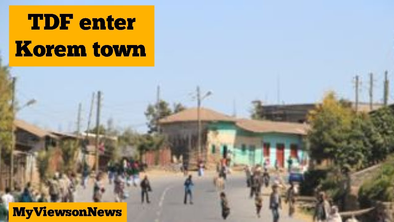 Tigray: TDF enter Korem town - YouTube