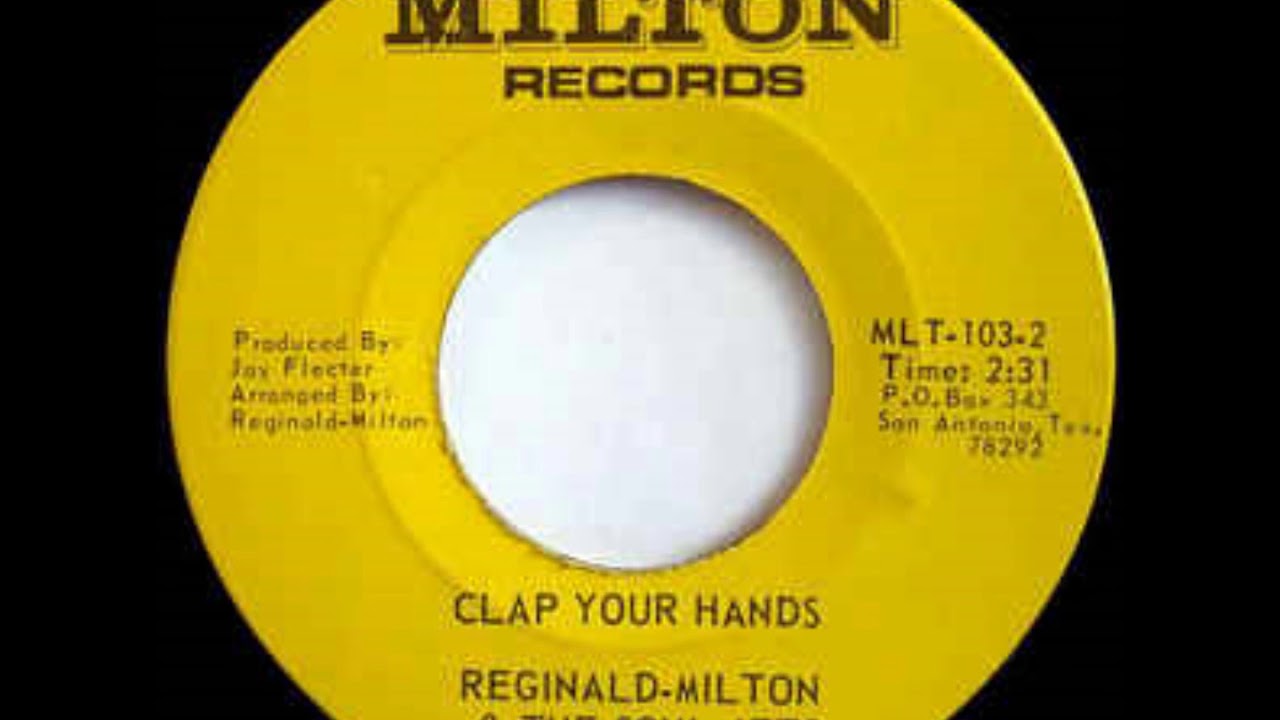 Clap Your Hands-Reginald Milton & The Soul Jets - YouTube