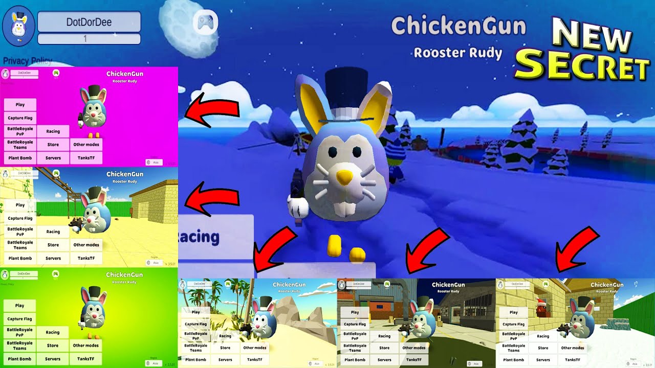 Chicken Gun All Lobby - Chicken Gun Update - YouTube