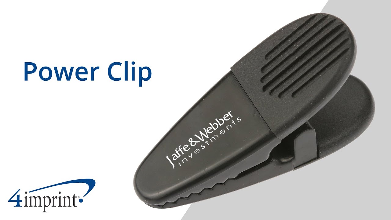 Power Clip - Custom Magnet Clip by 4imprint - YouTube