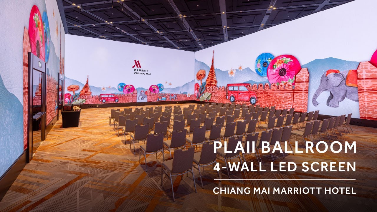Plaii Ballroom | 4-Wall LED Screen | Chiang Mai Marriott Hotel ...