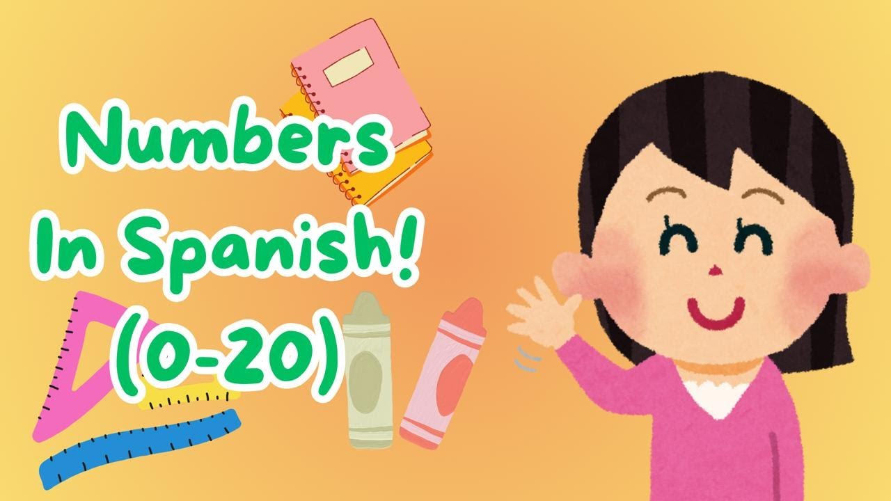 Learn the numbers in spanish! - YouTube