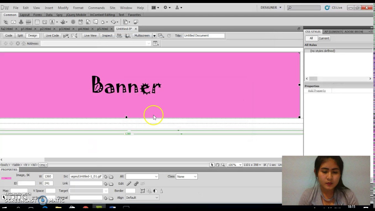Dreamweaver Cs5 Banner YouTube Dreamweaver Cs5 Banner YouTube