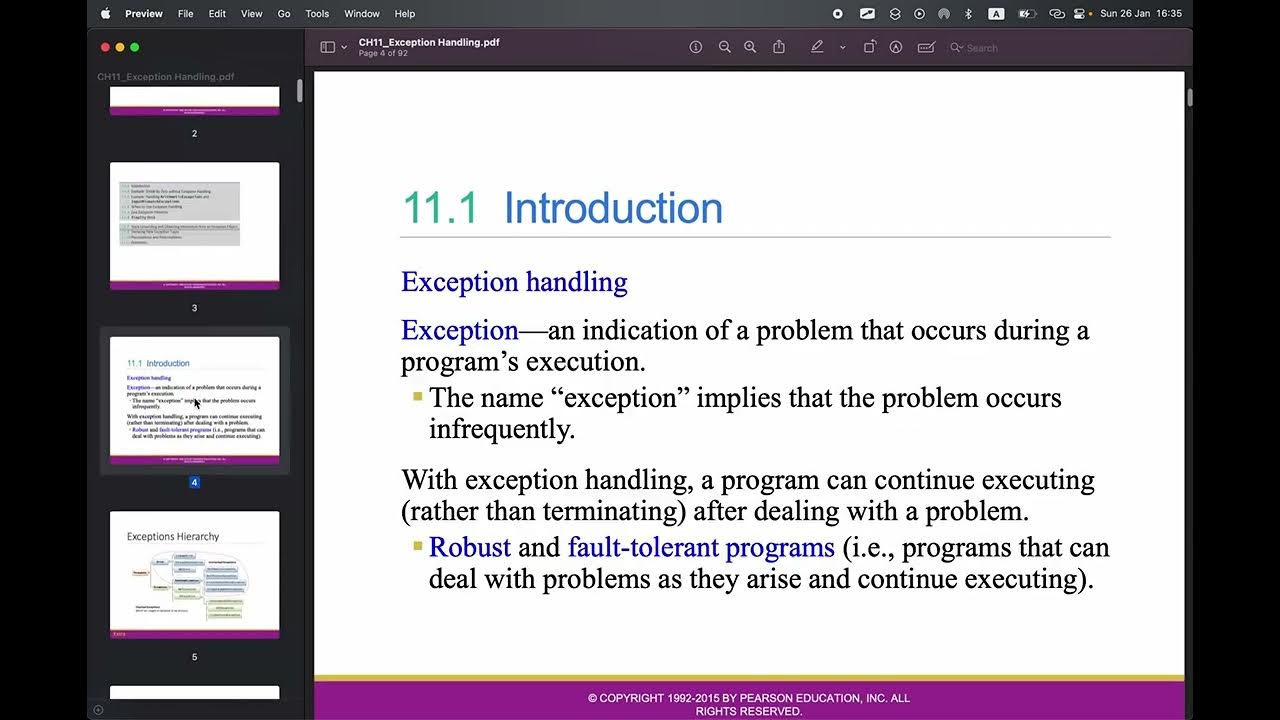 CS 321 Exception Handling | Part 1 - YouTube