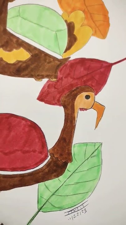 Turtles + Turkeys = Happy Thanksgiving! #happythanksgiving #art #turkey ...