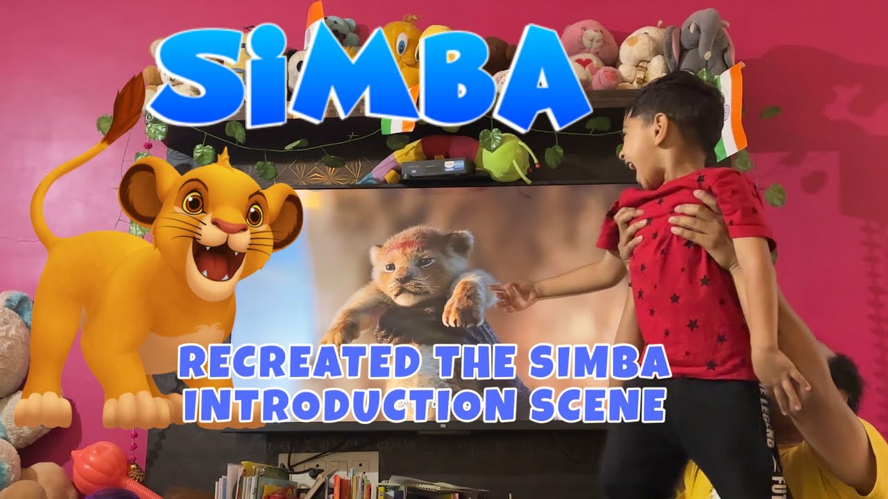 Simba Introduction - Lion King Scene Recreated #lionking #simba #mufasa ...