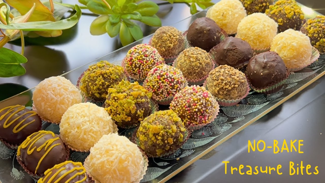 4 EASY and quick Dessert Balls to make at Home - YouTube