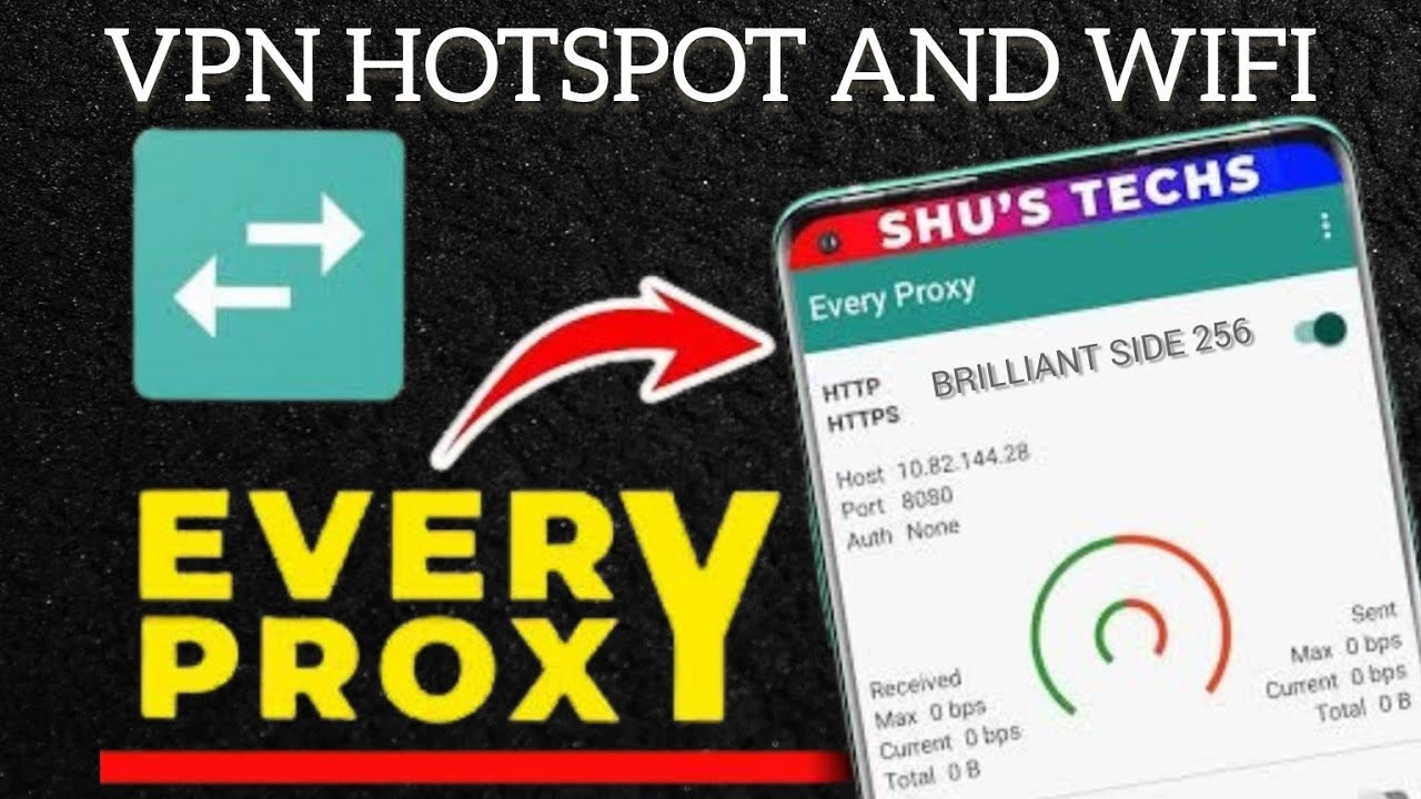 How To Hotspot VPN internet Connection To another phone - YouTube