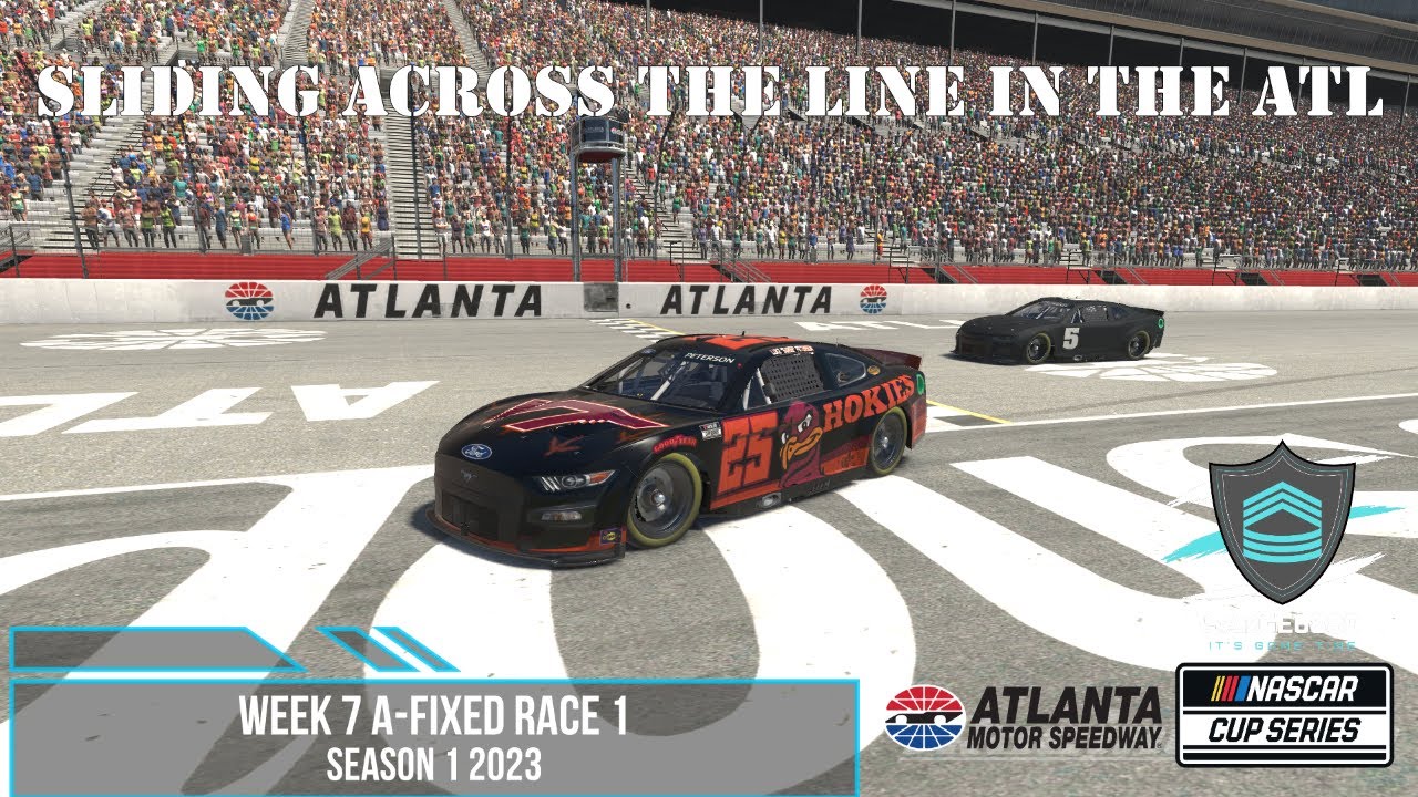 iRacing Legacy Atlanta A-Fixed NASCAR Cup Cars S1 Week 7 (R1 Learning ...