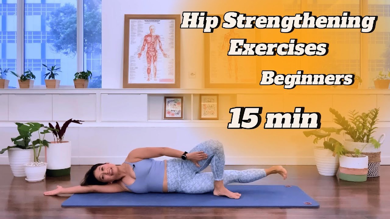 15-Minute Pilates Hip Strengthening Routine | Improve Mobility ...