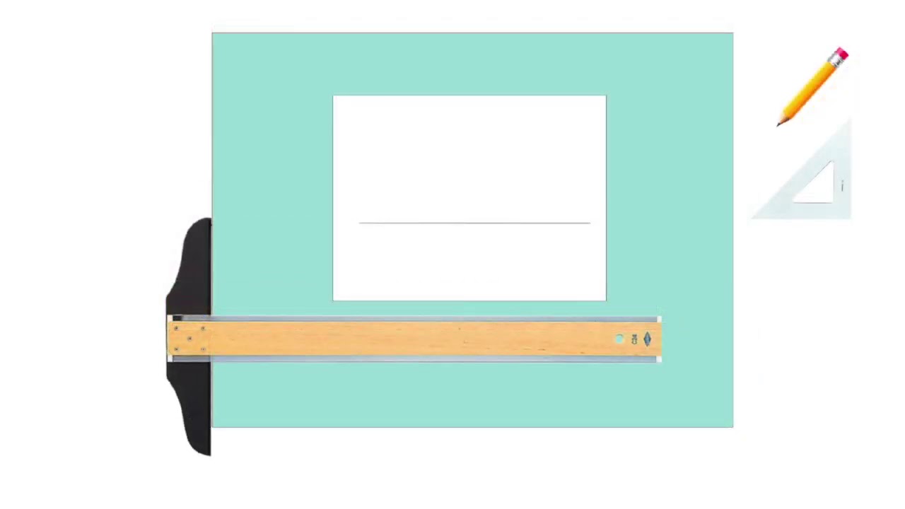 Setting up the drawing surface and using the drafting tools. - YouTube