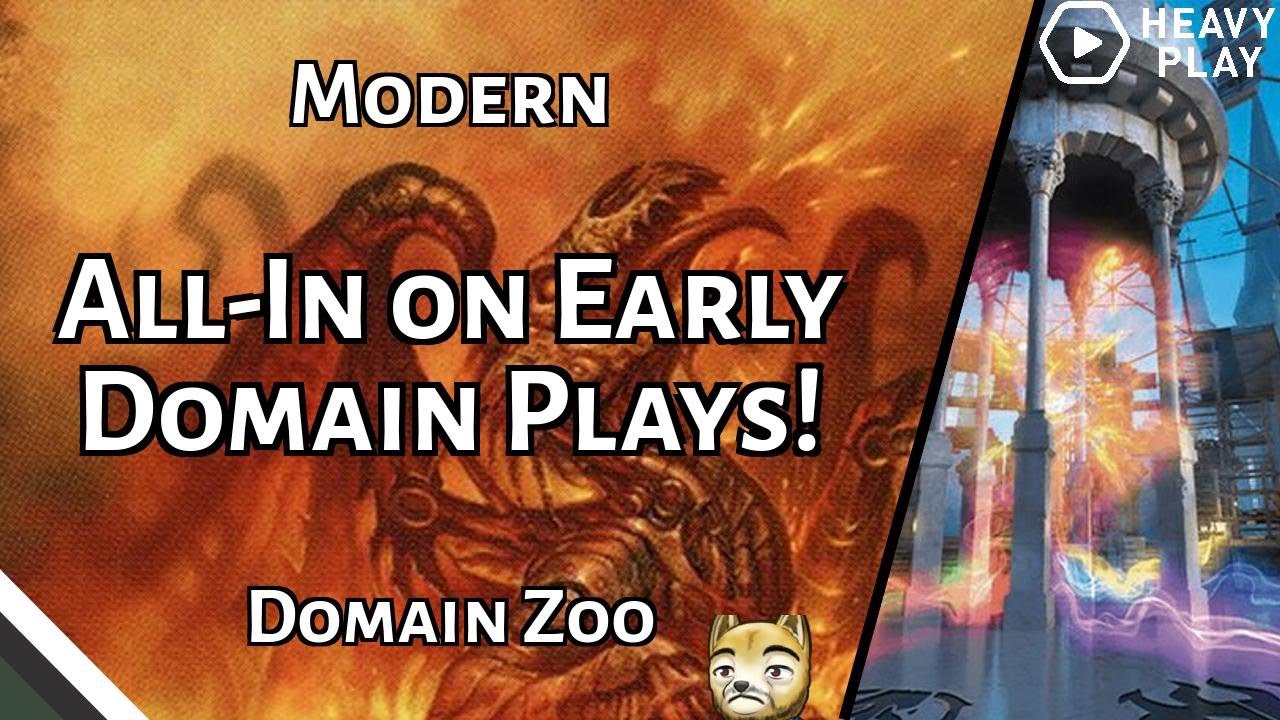All-In on Early Domain Plays! | Domain Zoo | Modern | MTGO - YouTube
