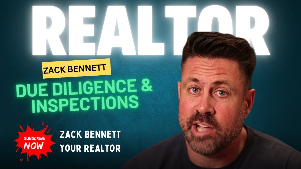 Due Diligence and Inspection with Zack Bennett | Zack Bennett Your Realtor Tips In Arizona - YouTube