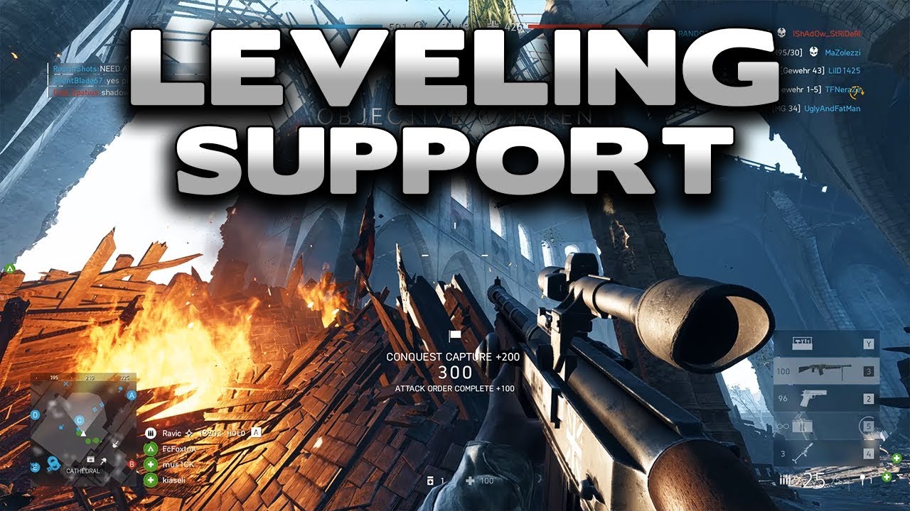 Battlefield 5 Leveling Support Class Gameplay - YouTube