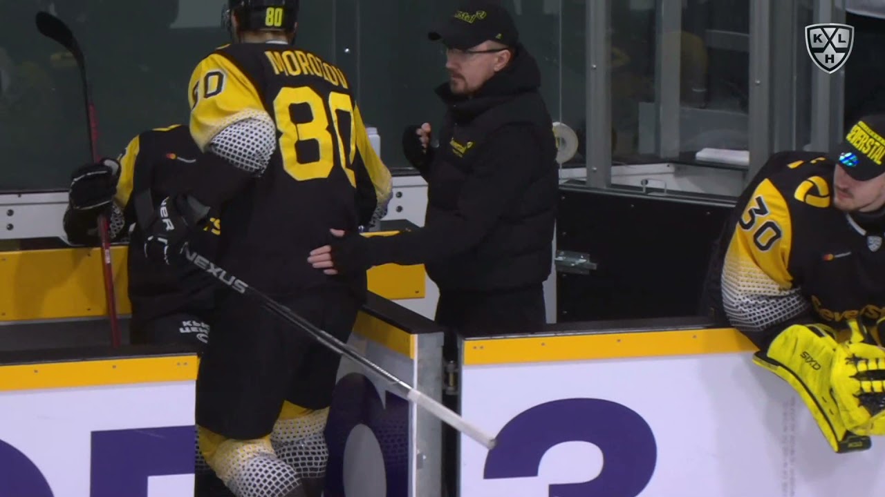 Adam Liska #23 1st goal in season Severstal Cherepovets (KHL) 21/22 ...