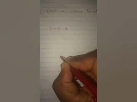 Draw a linear Function ( straight line)# Functions #innovative minds ...