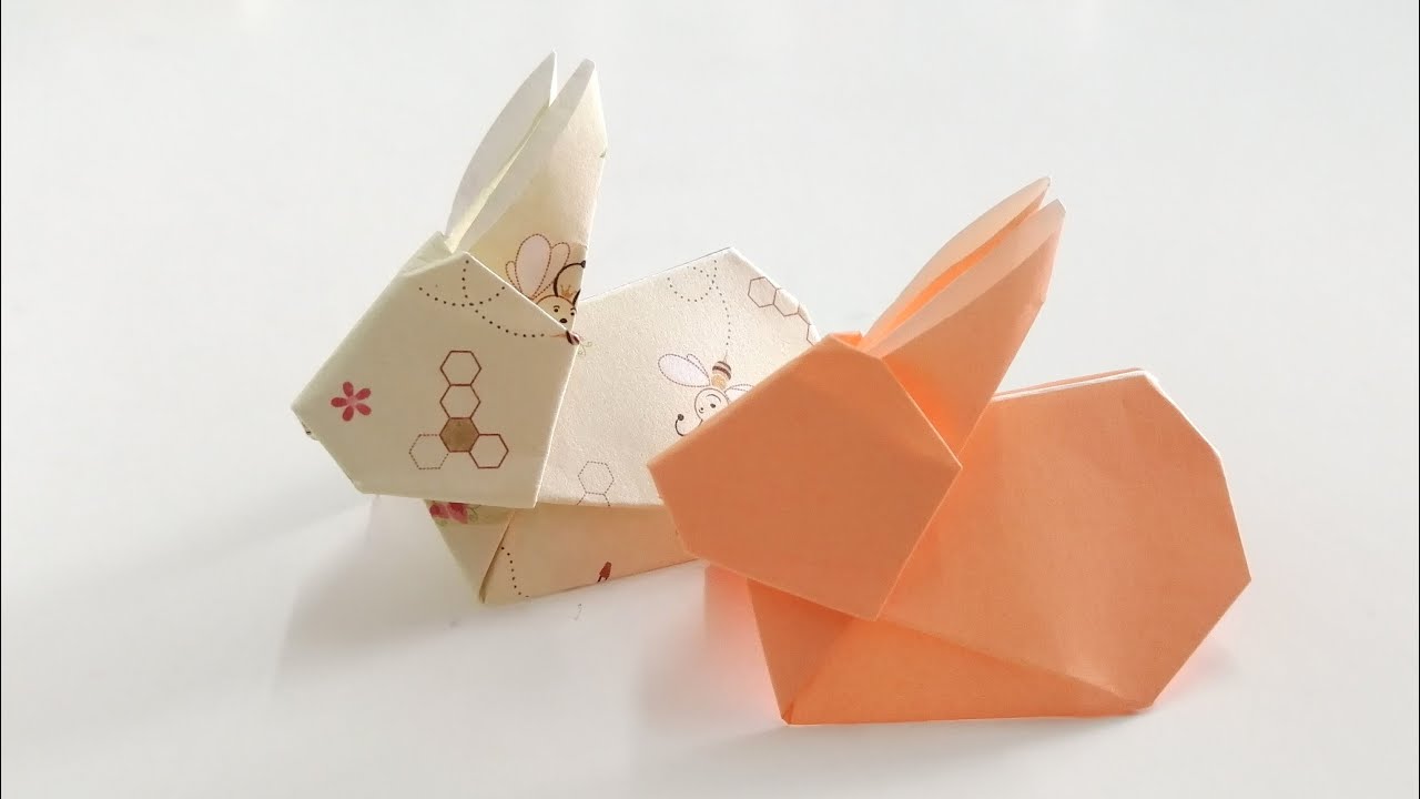 Origami Rabbit how to make a paper rabbit | Easy origami tutorial - YouTube