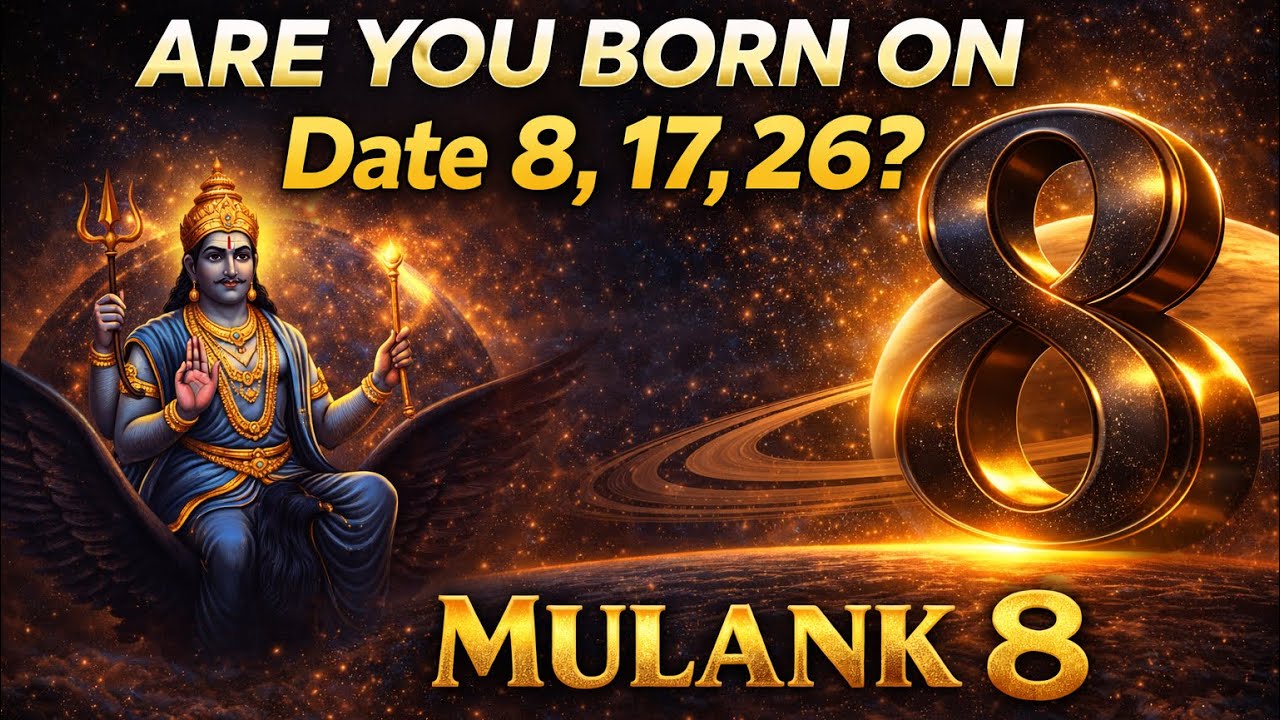 8, 17 और 26 तारीख को जन्में लोग कैसे होते है| Psychic Number| Mulank 8 ...