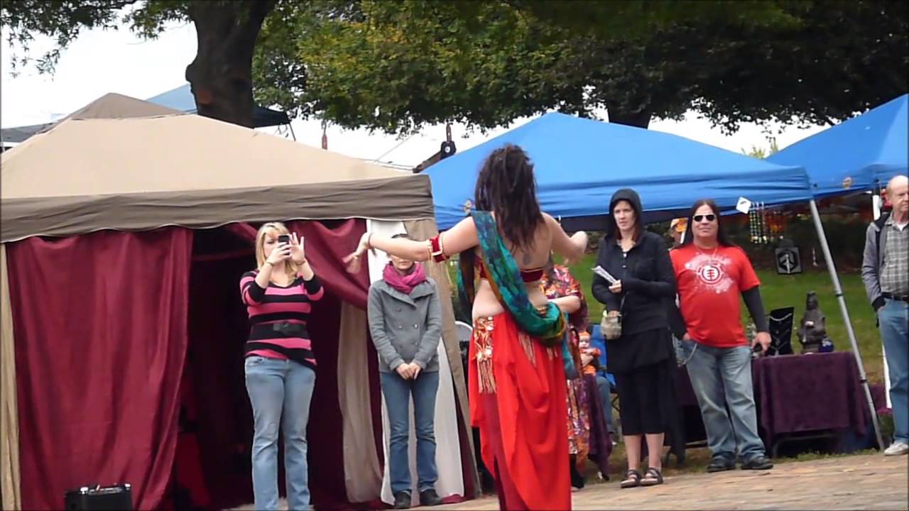 Belly dancing at pagan pride day at Roanoke Virginia 2013 part 1 - YouTube