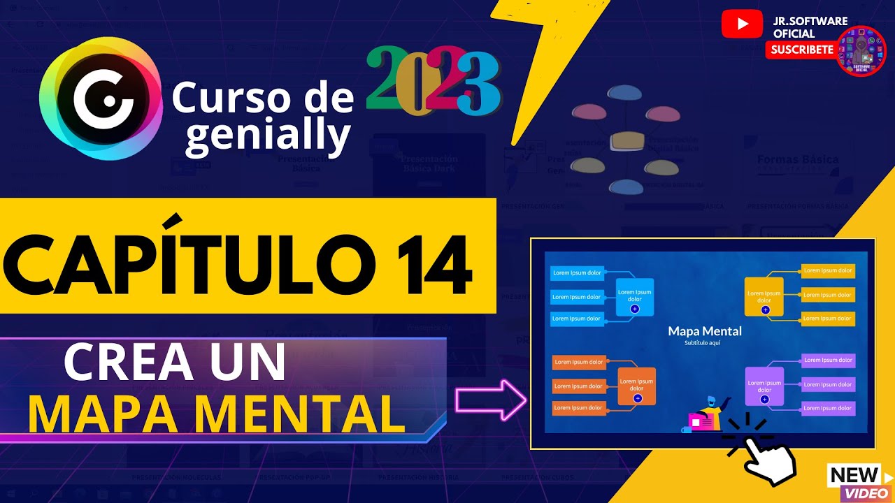 🟦Curso De Genially - Capítulo 14- Crear un #Mapa Mental Educativo en ...