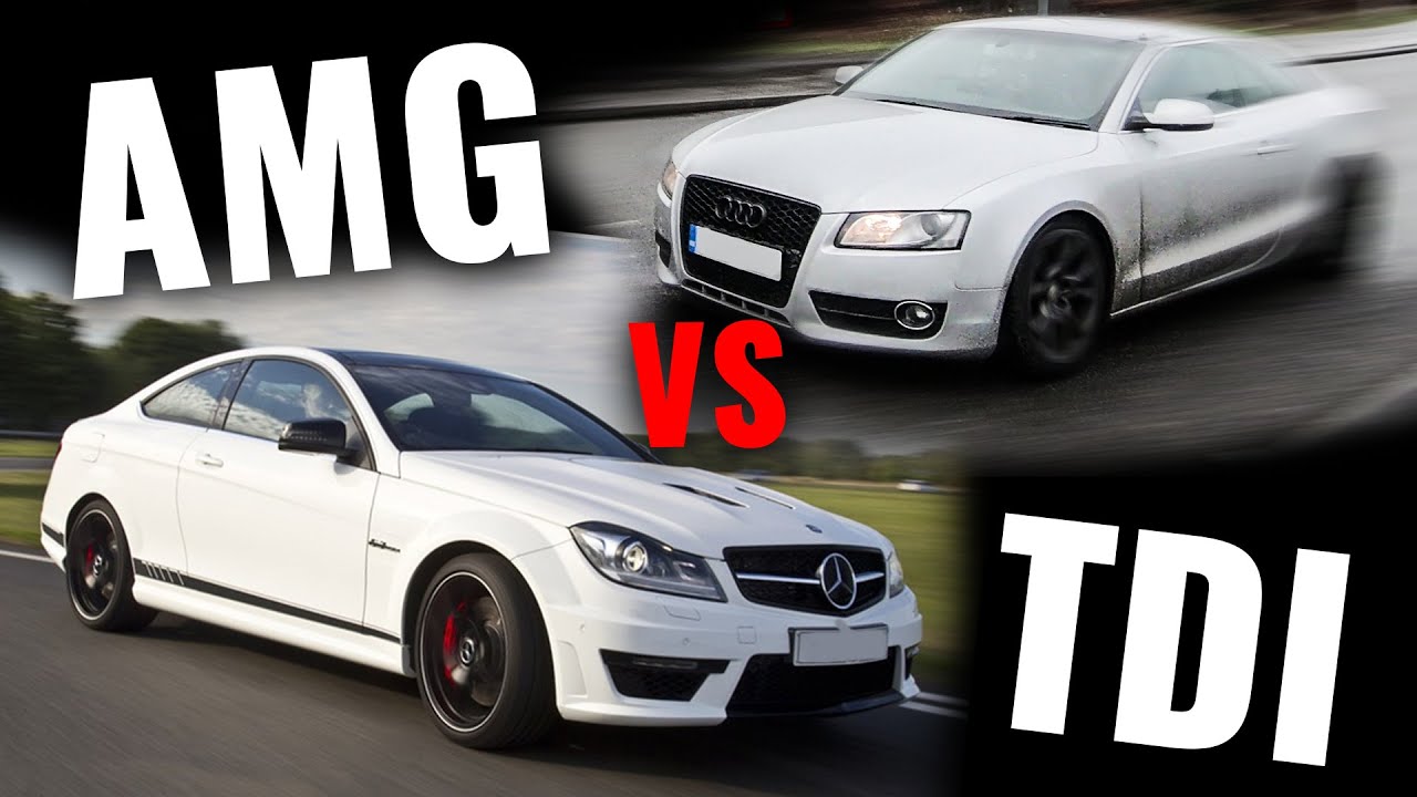 0-120MPH - MERCEDES C63 AMG vs AUDI A5 3.0 TDI QUATTRO - VIRTUAL DRAG ...